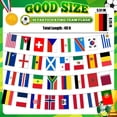 2026 World Cup 49ft String Flags, 48 Countries, Double Sided Bunting ...