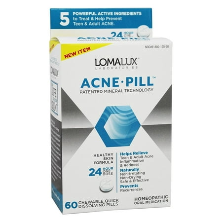 Loma Lux Laboratories - Acne Pill Healthy Skin Formula - 60 Quick ...