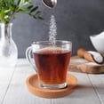 MMJ Cork Coasters 4in Round Drink Mat with Lip Absorbent Heat ...