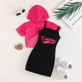 Little Girls Summer Outfits Children New Casual Wind Interesting Letter ...