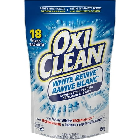 OxiClean White Revive Enzyme Laundry Stain Remover Paks, Effective on ...