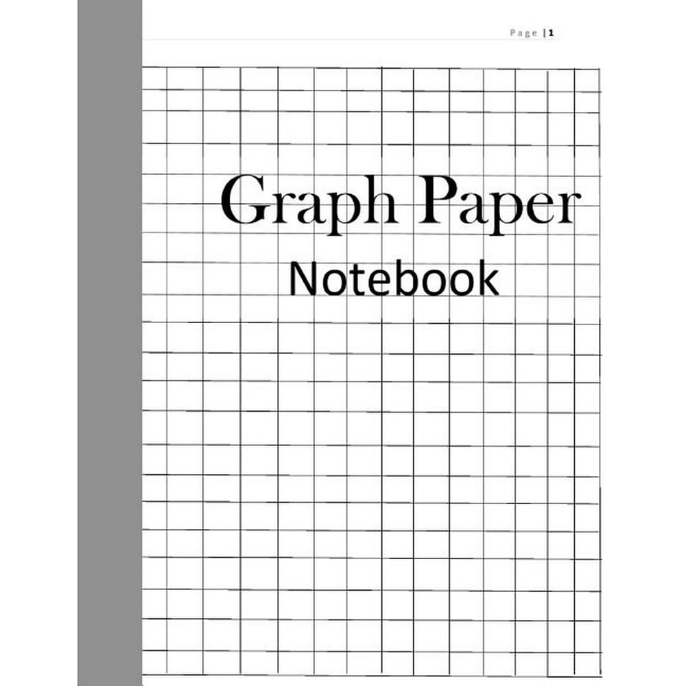Graph Paper Notebook 1 2 Inch Square 108 Pages Large Print 8 5×11