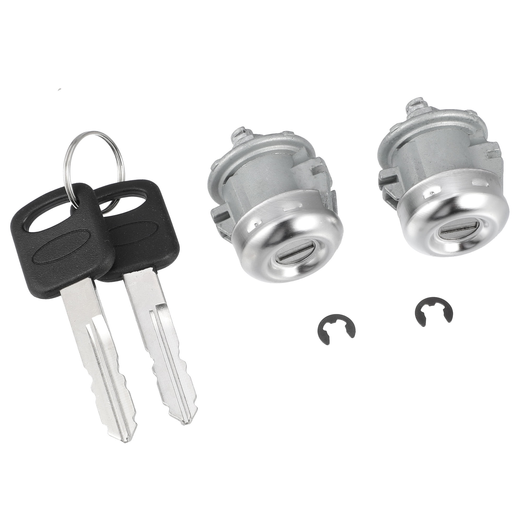 Unique Bargains 1 Pair Front Door Lock Cylinder Tumbler with Key Set ...