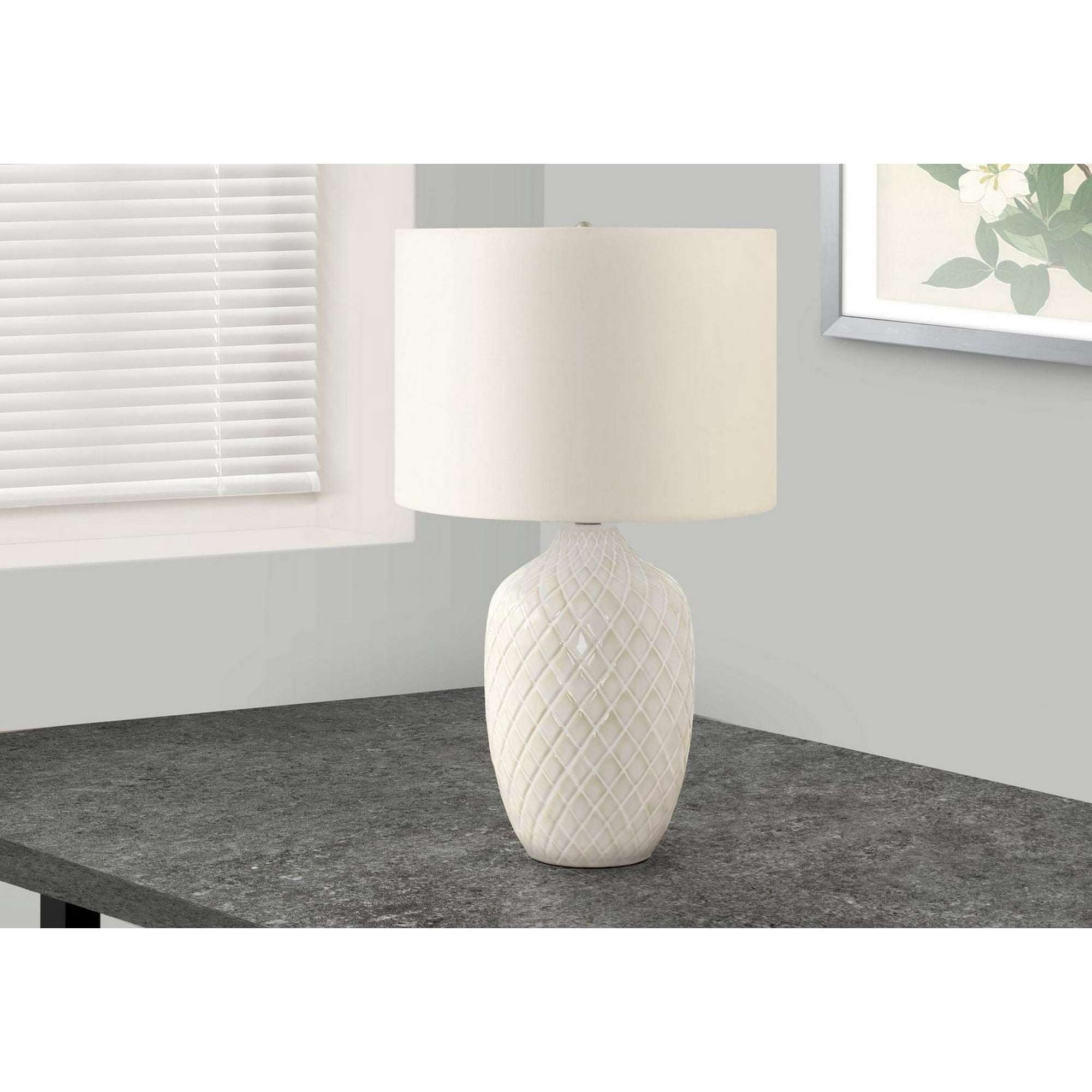Click here for Monarch Specialties Lighting  25H  Table Lamp  Cre... prices