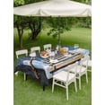 60x120 Inch Outdoor Tablecloth with Umbrella Hole Zipper Rectangle ...