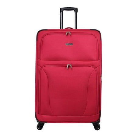 World Traveler WT100-30-RED Valise verticale ultra l-g-re en tissu ...