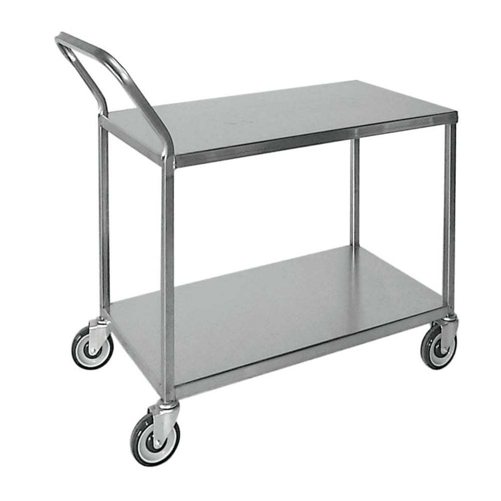 HUBERT® Stock Cart with Loop Handle Stainless Steel - 41"L x 20"W x 41 ...