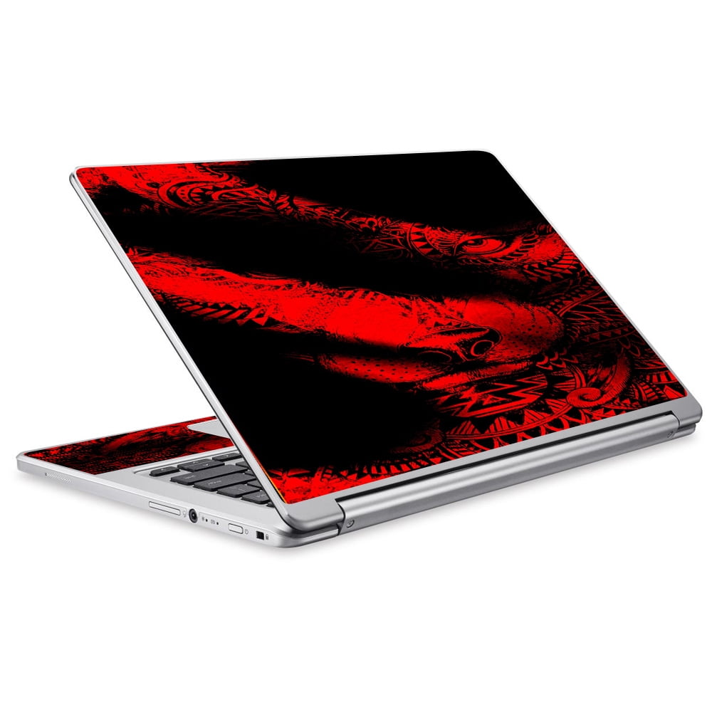 Skins Decals For Acer Chromebook R13 Laptop Vinyl Wrap / Aztec Lion Red ...