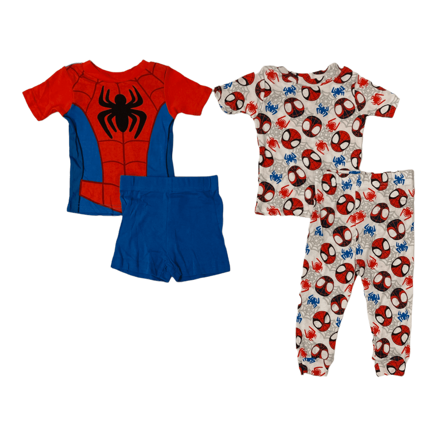 Marvels Spidey & His Amazing Friends 4 Piece Short Sleeve Pajama Set ...