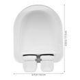 OUNONA Solar Car Entry Gland Dual Holes Cable Connectors Terminal White ...
