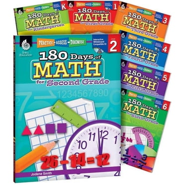 180 Days of Reading for K-6, Set of 7 Assorted Reading Workbooks, One ...