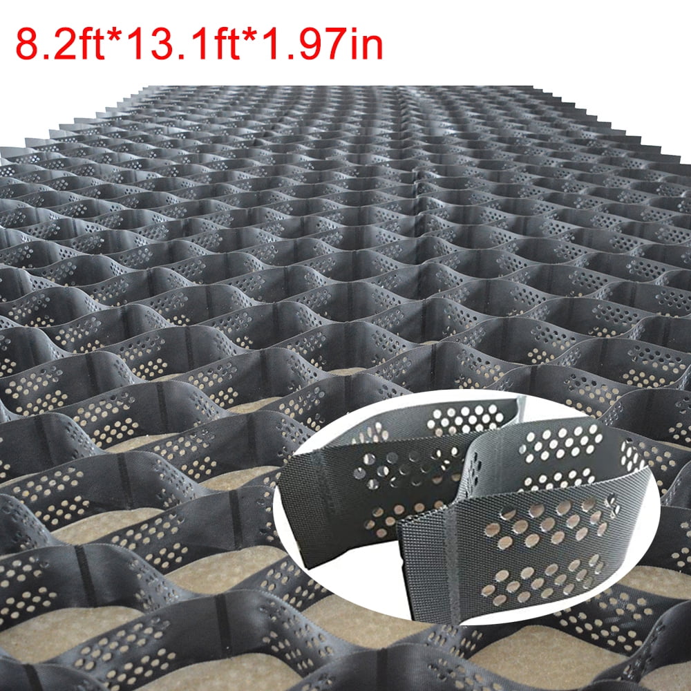 INTBUYING 2in Thick HDPE Ground Grid Honeycomb Geocell Subgrade ...