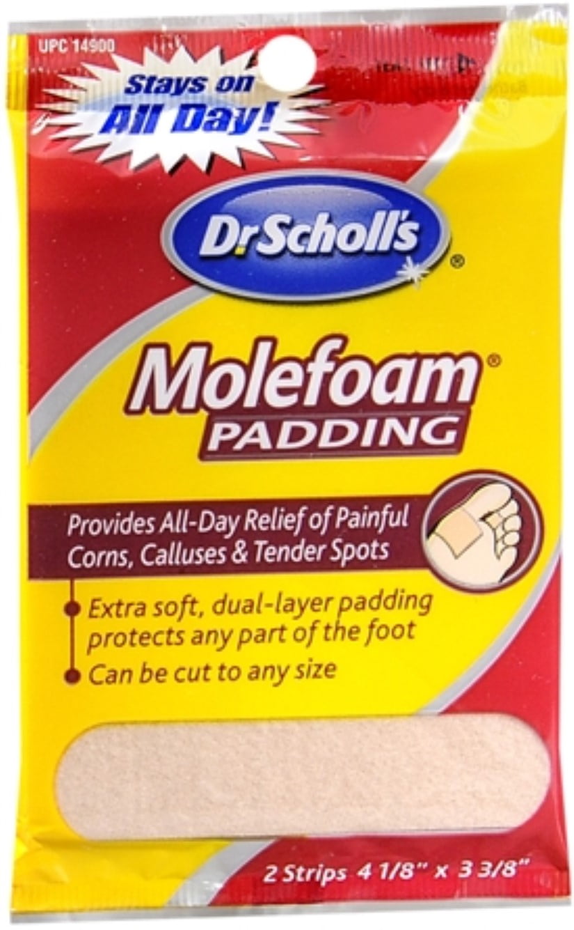 Dr. Scholl's Molefoam Padding 2 Each (Pack of 4) - Walmart.com