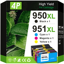 950 and 951 Ink Cartridges Compatible for HP 950XL and 951XL Ink ...