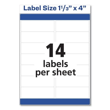 Avery EcoFriendly Mailing Labels, Inkjet/Laser Printers, 3.33 x 4 ...