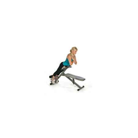 Stamina Foldable Ab Hyper Bench Pro for Ab and Back Strengthening ...