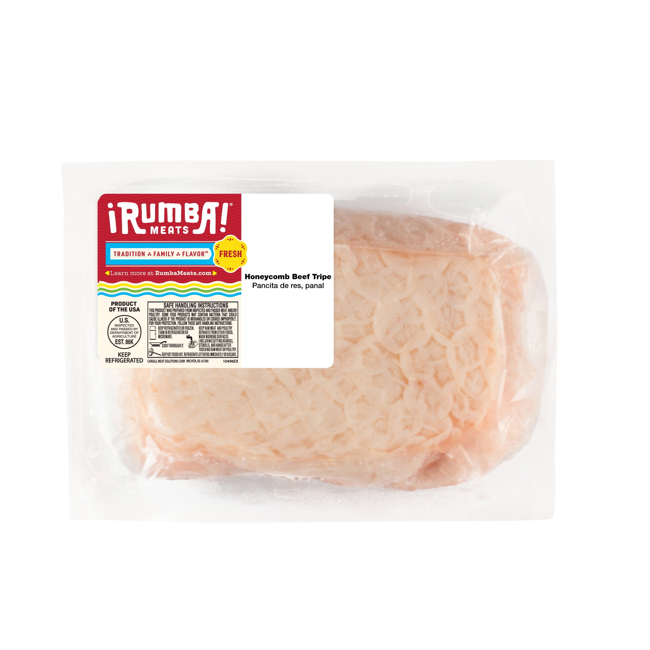 Rumba Meats® Beef Honeycomb Tripe, 2.45-3.45 lb - Walmart.com
