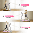 "Hlaill Foldable Electric Treadmill, 15"" Belt, 265lbs Max Weight, 12 ...