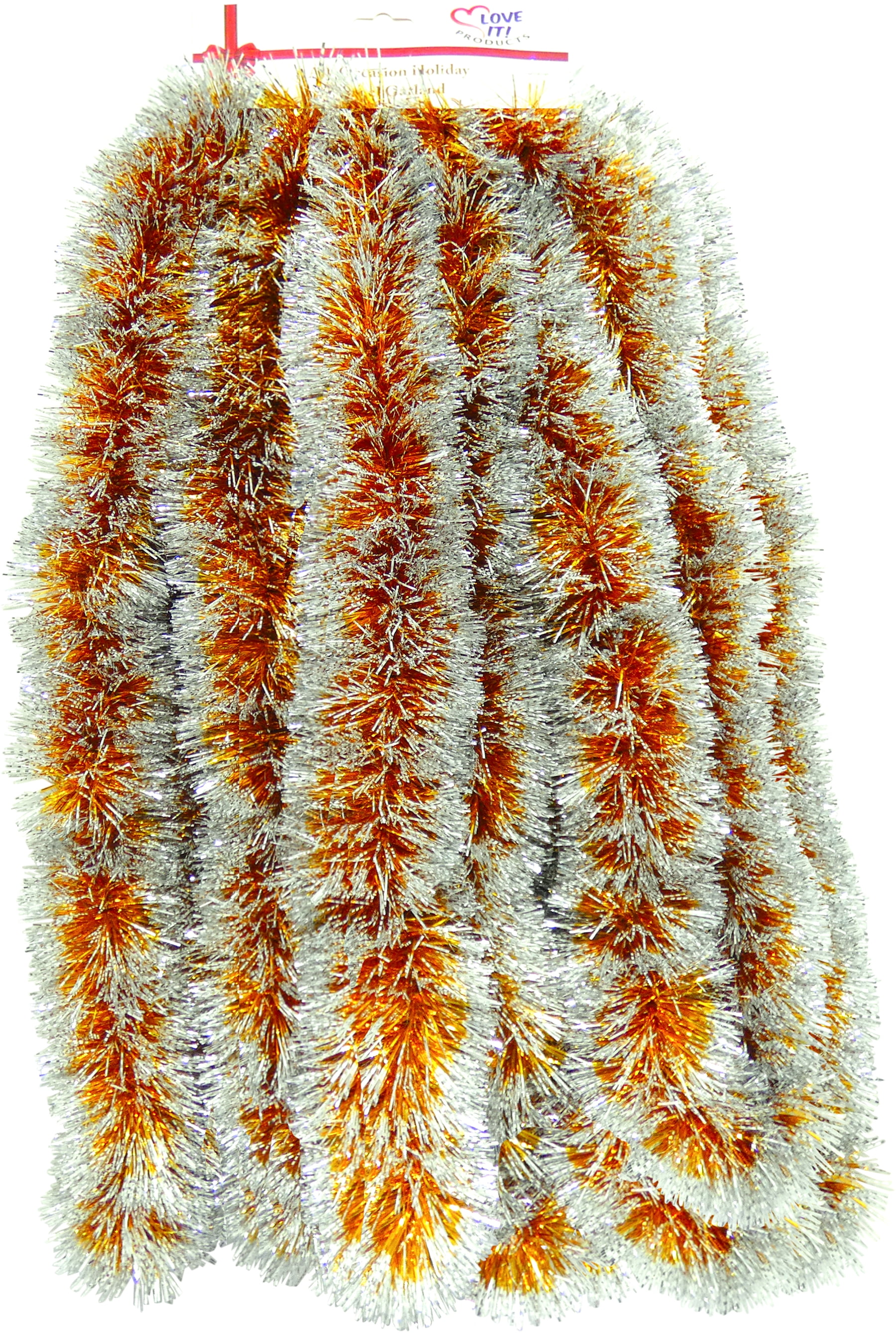 25 Ft. Long Beautiful Seasonal Holiday Super Lush Tinsel Garland from ...