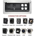 Tabletop Power Multimedia Connectivity Box with 3 AC Power+2 USB-A ...