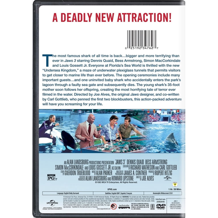 Jaws 3 Dvd