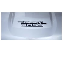 Chevy Silverado Red TRAIL BOSS Windshield Banner Decal 2019-2026 GM ...