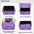 2 Pcs Foldable Felt Storage Bins Decorative Fabric Organizer Baskets ...