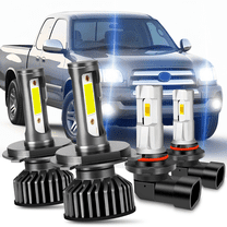 Fits 2000-2006 Toyota Tundra LED Headlights Bulb 9003 High Low Beam ...