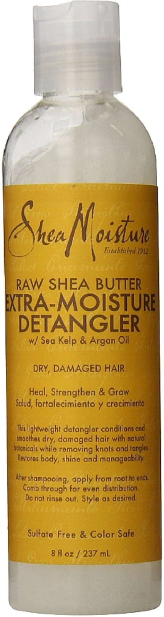 Shea Moisture Raw Shea Butter Extra-Moisture Detangler 8 oz (Pack of 2 ...