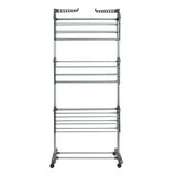 Household Essentials 4 Tier Stainless Steel Laundry Drying Rack with ...