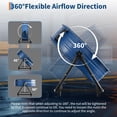 24 Inch High Velocity Industrial Drum Fan, 3 Speed Heavy Duty Metal ...