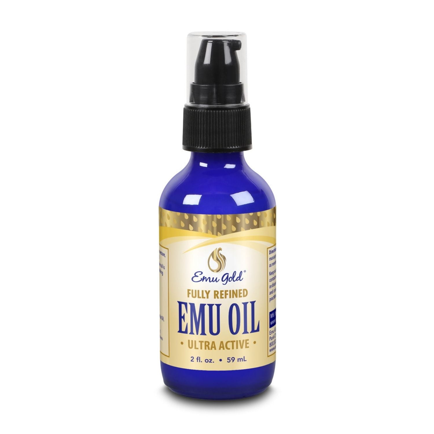 EmuGold Emu Oil | Pure Grade Ultra | Unscented (2oz) - Walmart.com