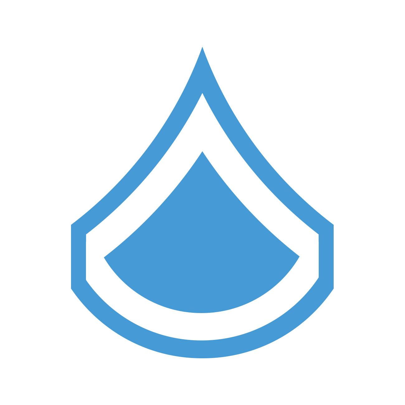 E-3 Private First Class Rank Sticker Decal Die Cut - Self Adhesive ...