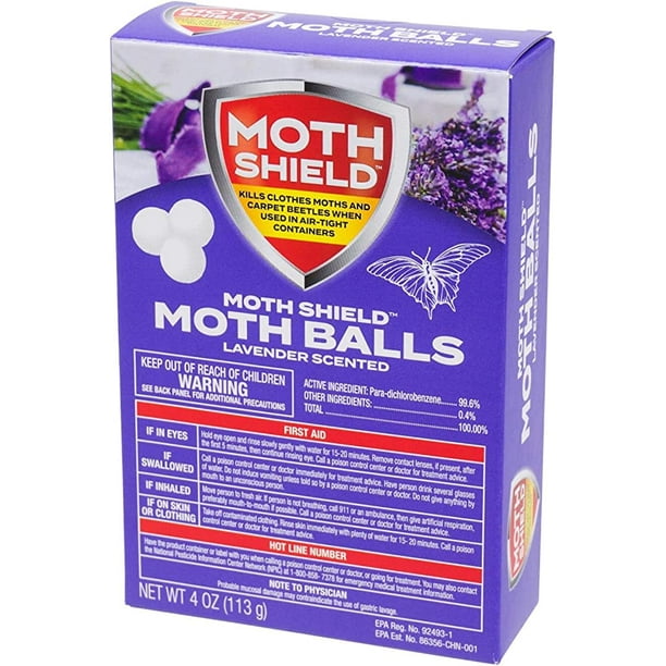 Moth Shield Moth Balls Original Scent 4 oz - Walmart.com