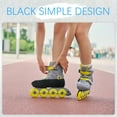 BESTYASH 2Pcs Wear Resistant Elastic Skating Boot Covers Black ...