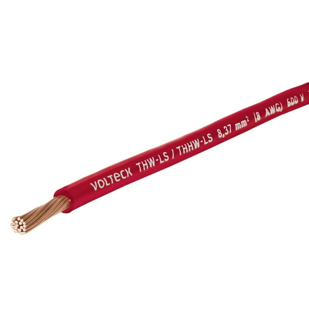 CABLE CALIBRE 8 THHW-LS ROJO VOLTECK 46058 VOLTECK CAB-8R | Walmart en ...
