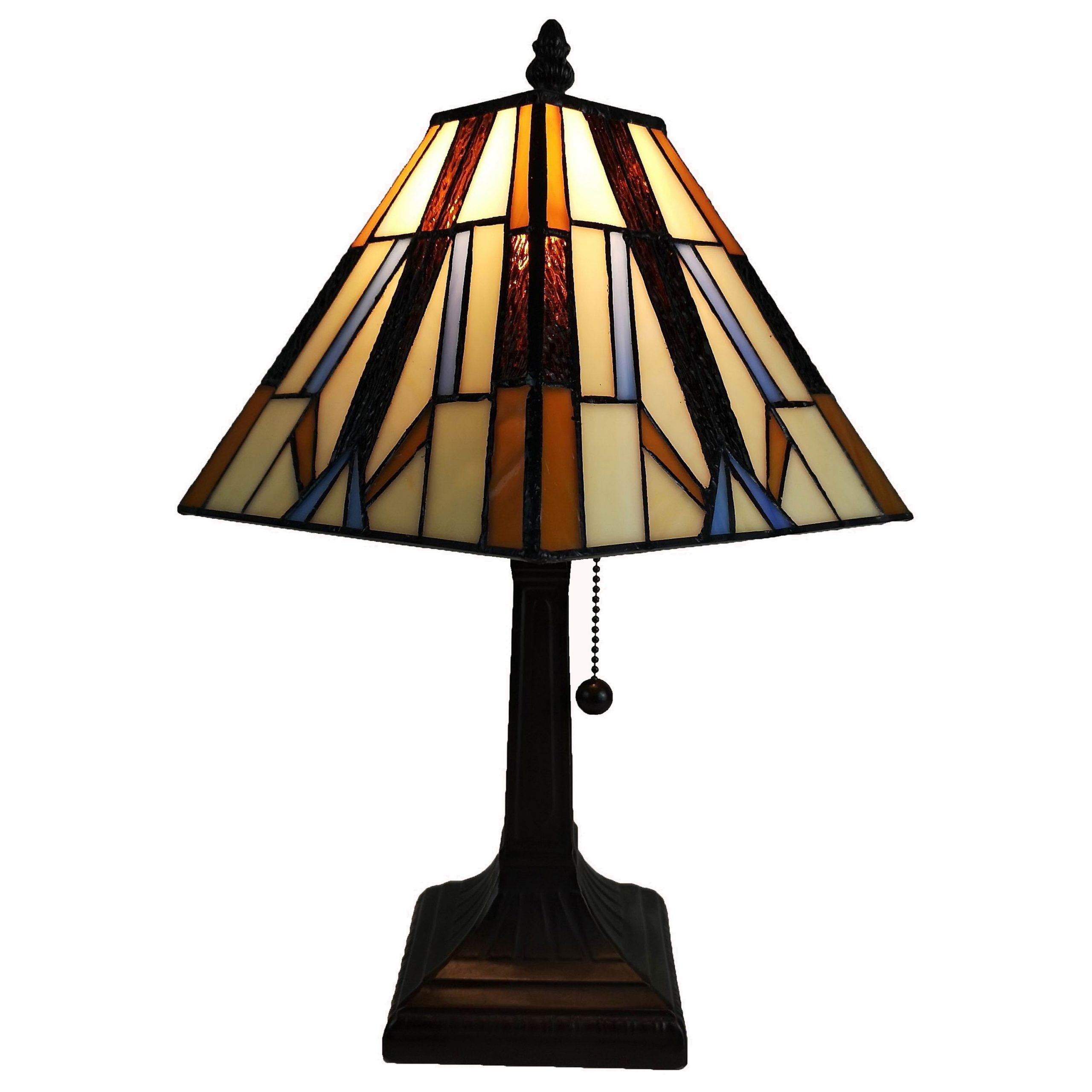 Tiffany Style Mission Mini Table Lamp - 16" Tall - Walmart.com