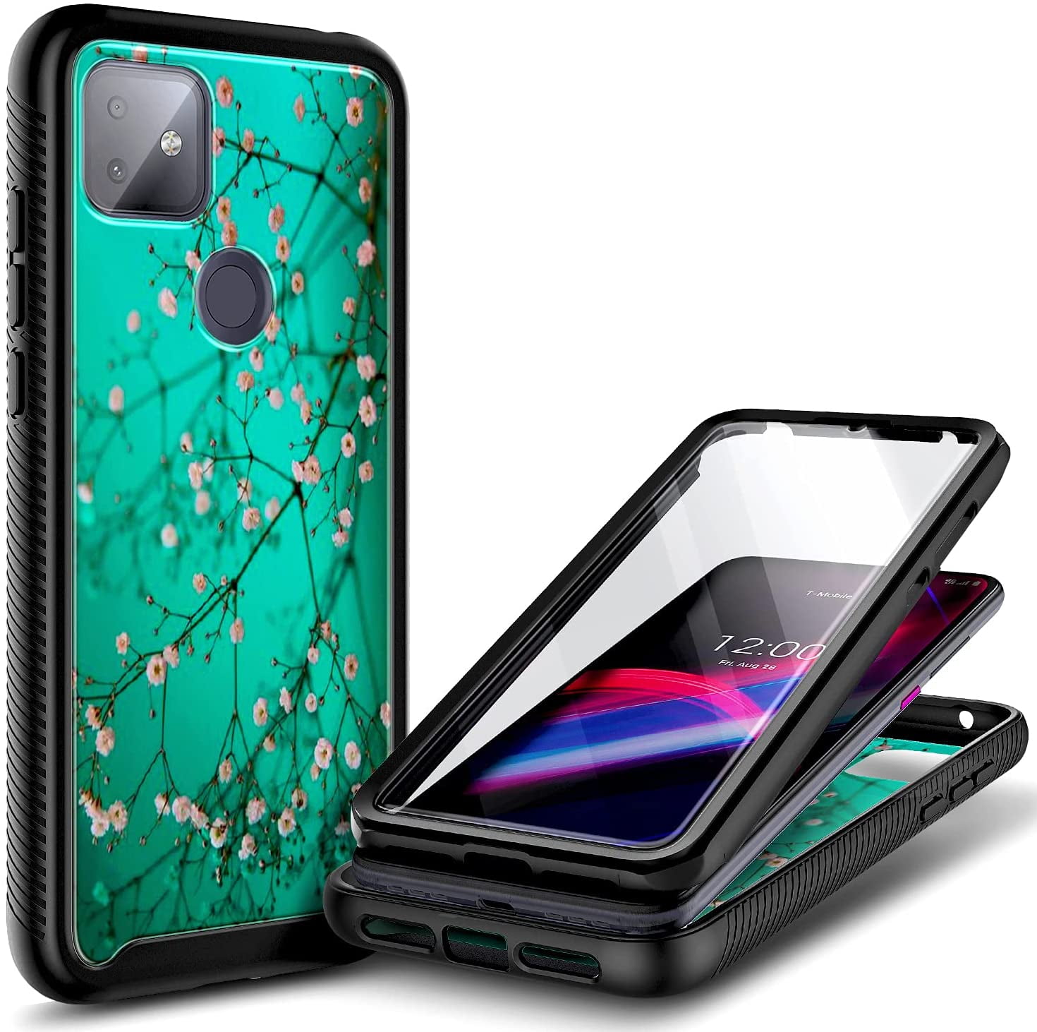 For T-Mobile REVVL 4+ Plus Case, with Built-in Screen Protector ...