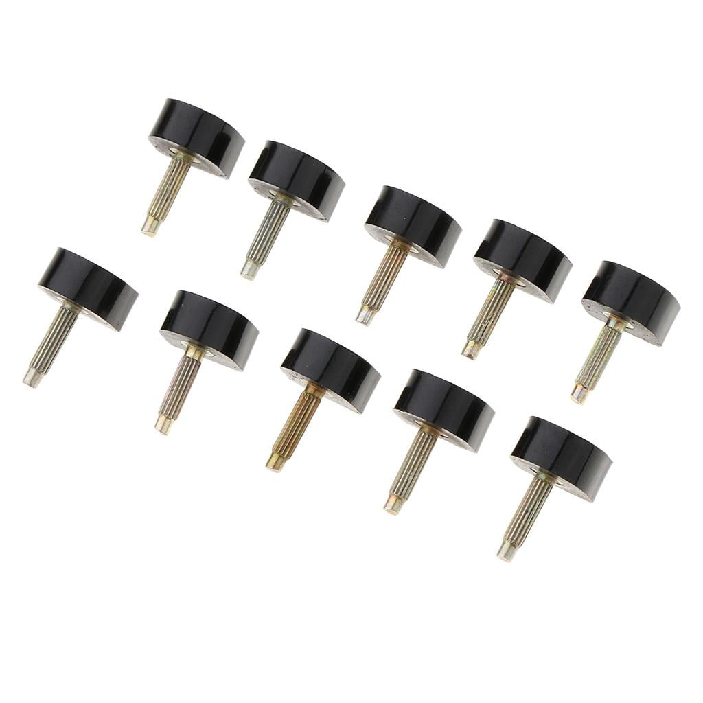 Set of 10 Pair Ladies Black Heel Plate Spare Heel for High-Heeled Shoe ...