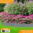 DSTESS Garden Edging - 16ft Border with Imitation Stone Look, No-Dig ...