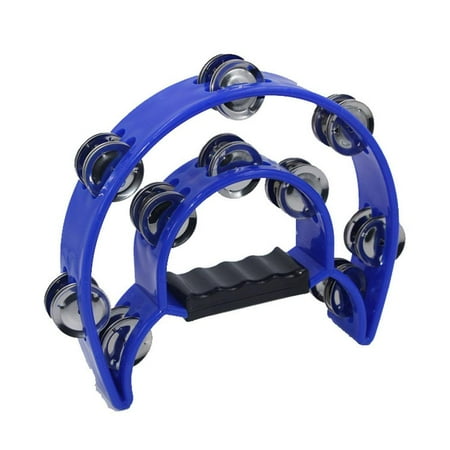 Plastic Musical Percussion Tambourines for Baby Children Karaoke Double ...