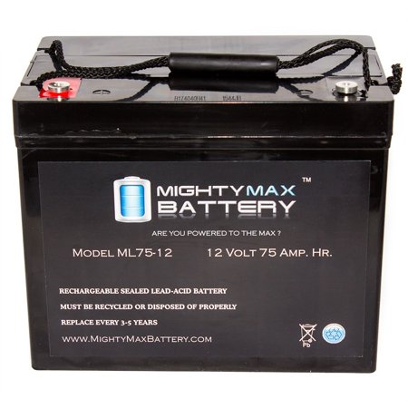 12V 75Ah Internal Thread Battery for Quantum Q6 Edge HD - Walmart.com