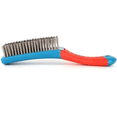 Heavy Duty Wire Brush Stainless Steel Bristles Plastic Handle Rust ...