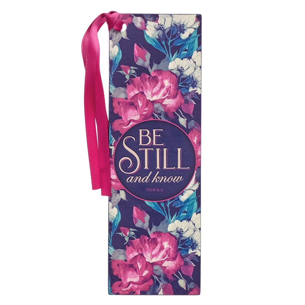 Christian Art Gifts Faux Leather Bookmark: Be Still and Know - Psalm 46 ...