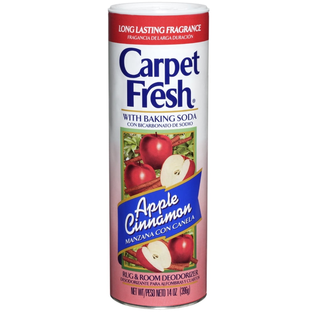 Carpet Fresh Rug and Room Deodorizer Powder Apple Cinnamon with Baking ...