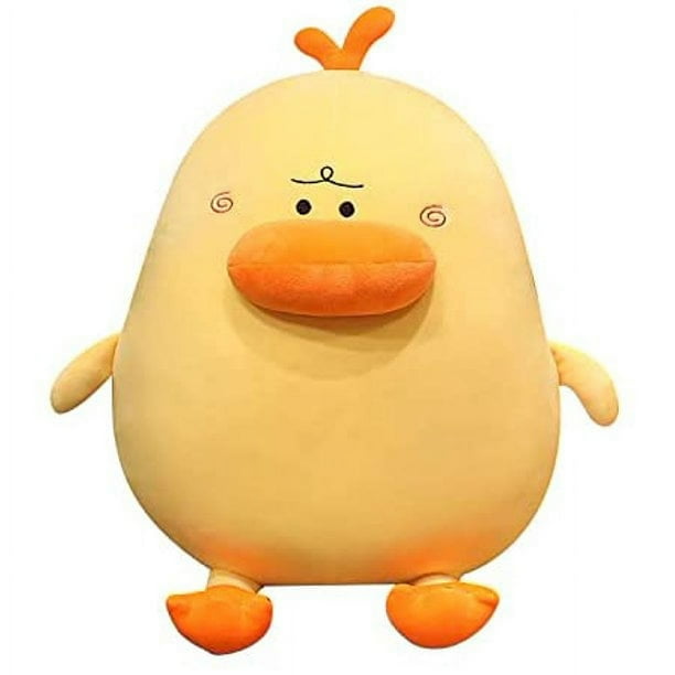 Peluche de pato rojo de red, almohada amarilla, 30 cm | Bodega Aurrera ...