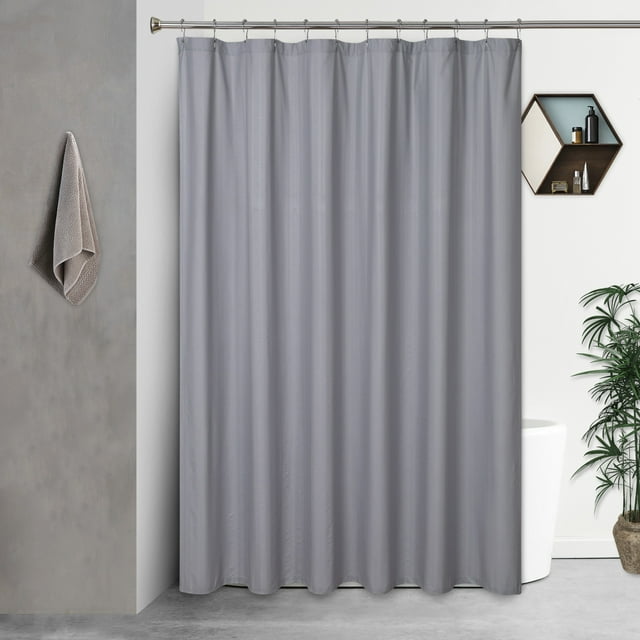 ZACOO Extra Long Shower Curtain or Liner 84 inch Tall Waterproof Soft ...