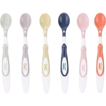 upward baby spoons self feeding 6+ months - 3 pack, chewable toddler ...