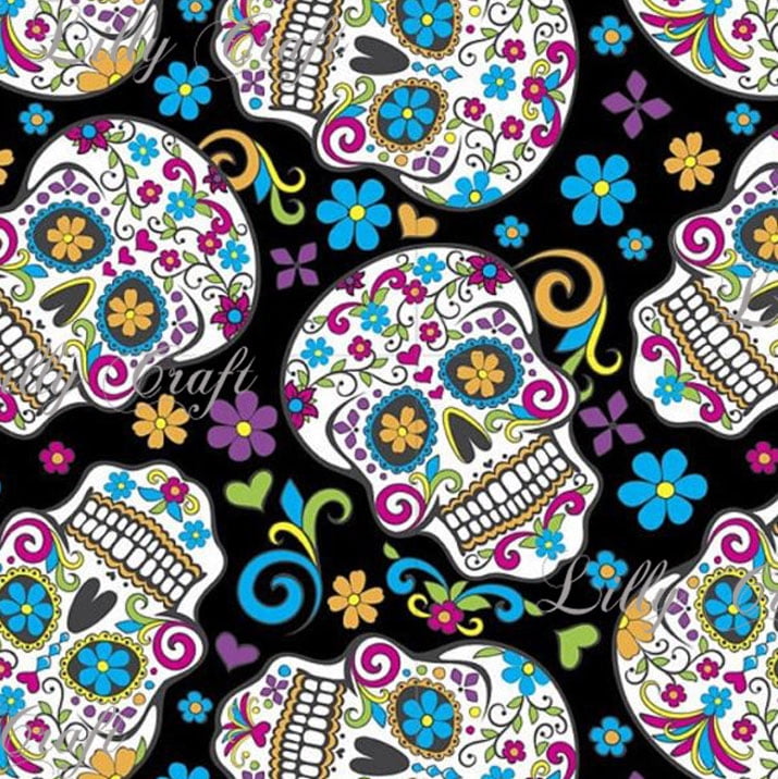 Jewelry Making & Beading Materials David Textiles YARD Day of the Dead ...