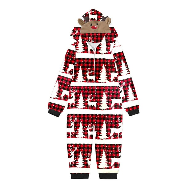 Birdeem Parent-child Warm Halloween Set Printed Home Wear Hoodid ...